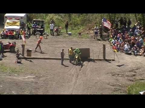 Brick mine hillclimb Robert Bergner GSXR 600 nitrous - YouTube