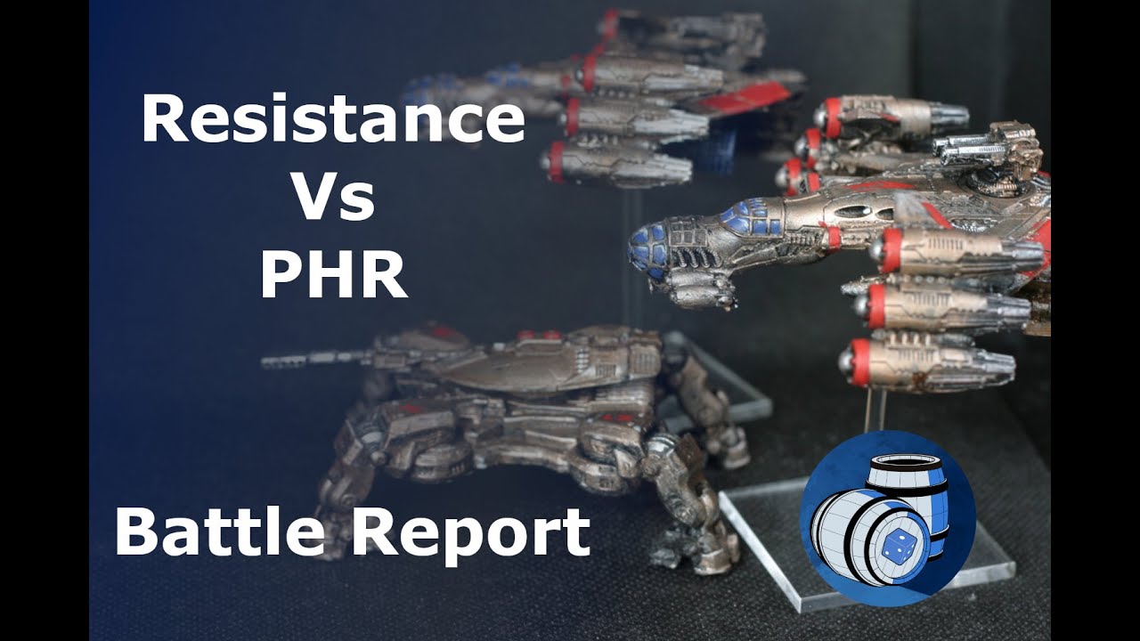 Resistance Vs. PHR Dropzone Commander 1750pt Battle Report - YouTube