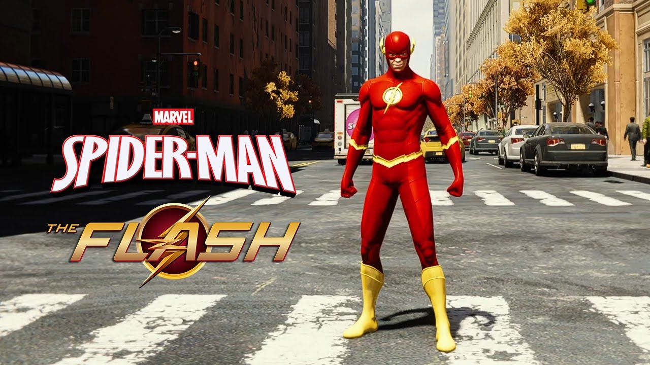 Marvels Spider-Man Remastered PC The Flash MOD - YouTube