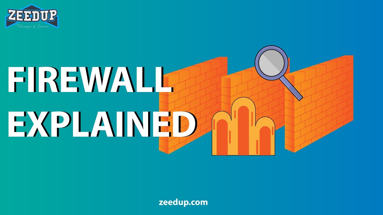 What is a Firewall 🔥 2D animated Video : Zeedup - YouTube