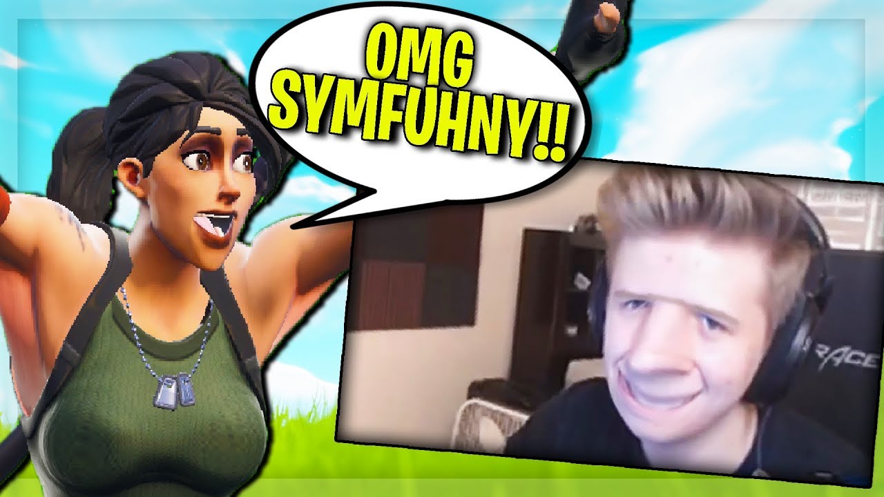I pretended to be SYMFUHNY on Fortnite... - YouTube