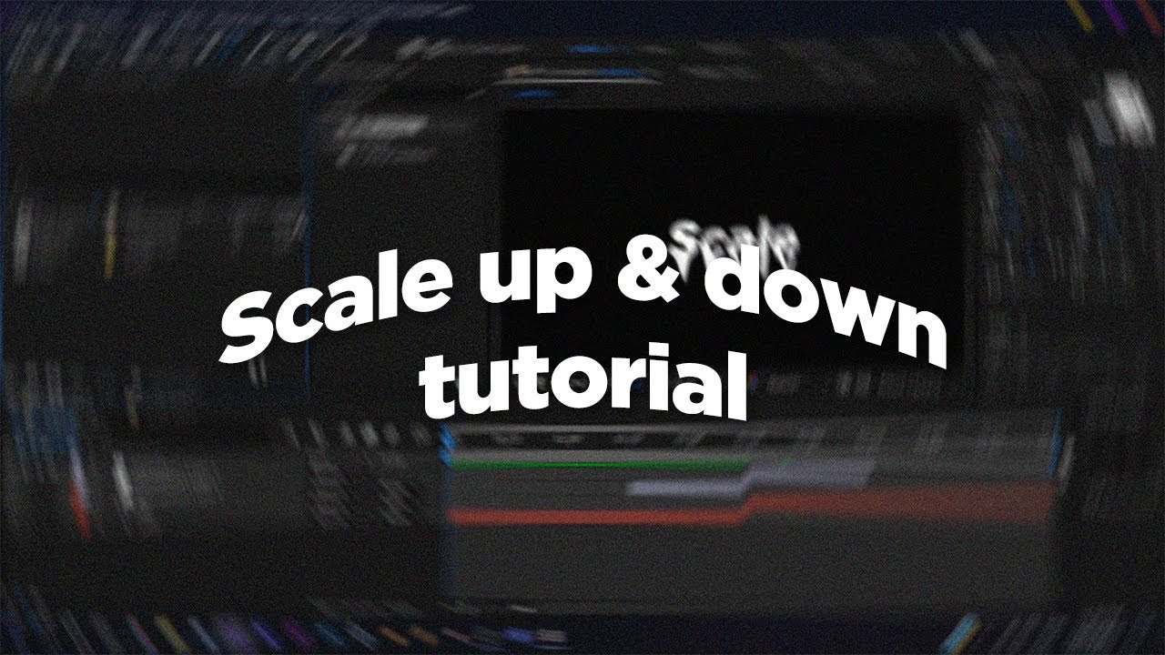 Scale Up and Down Transition Tutorial | After Effects tutorial #1 - YouTube