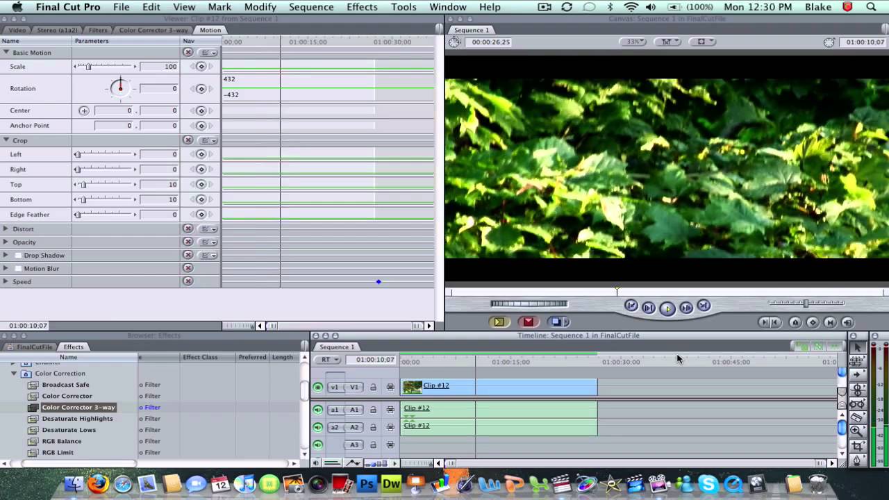 Widescreen 16x9 Effect (Cropping) - Final Cut Pro Tutorial - YouTube