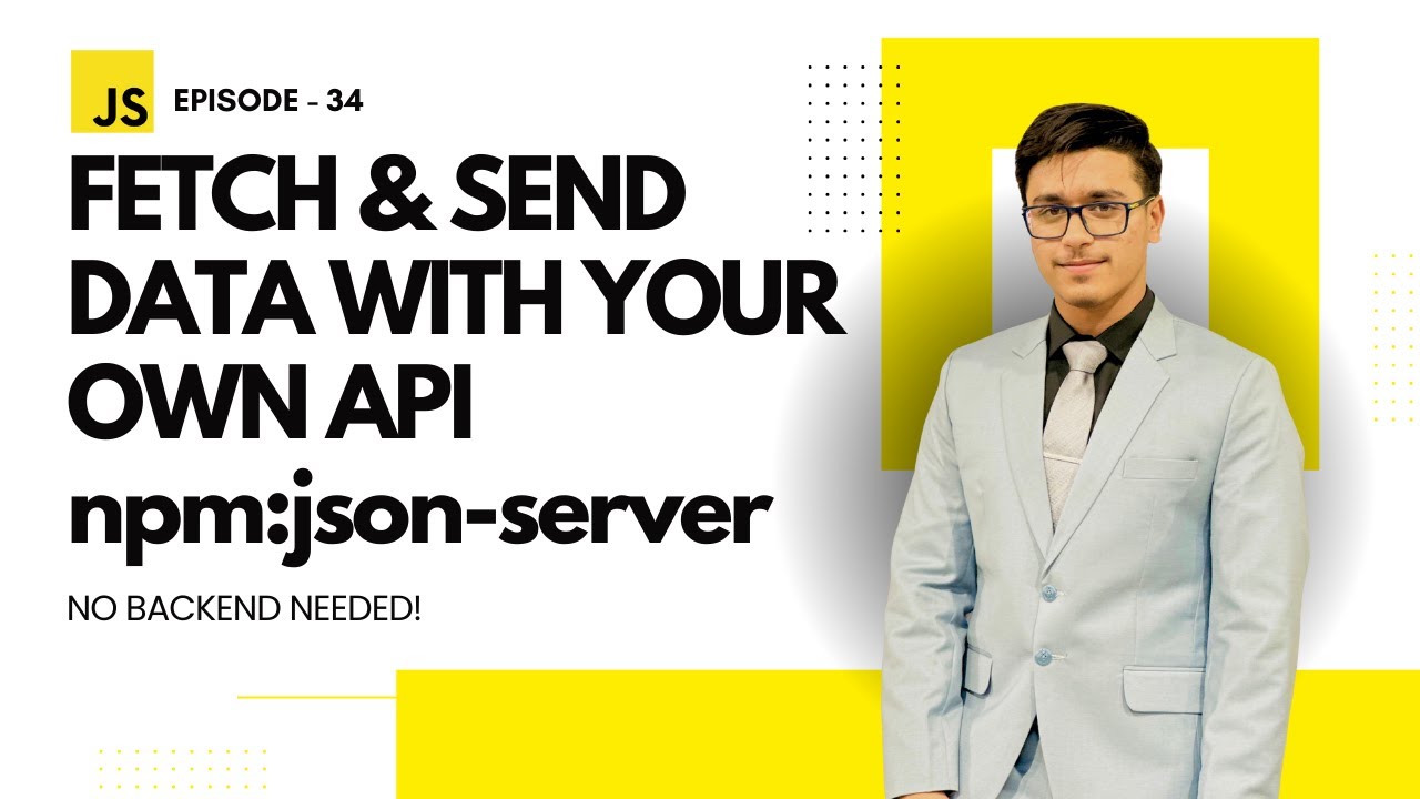 EP : 34 | Mini Project: Build a Table with API Using JSON Server ...