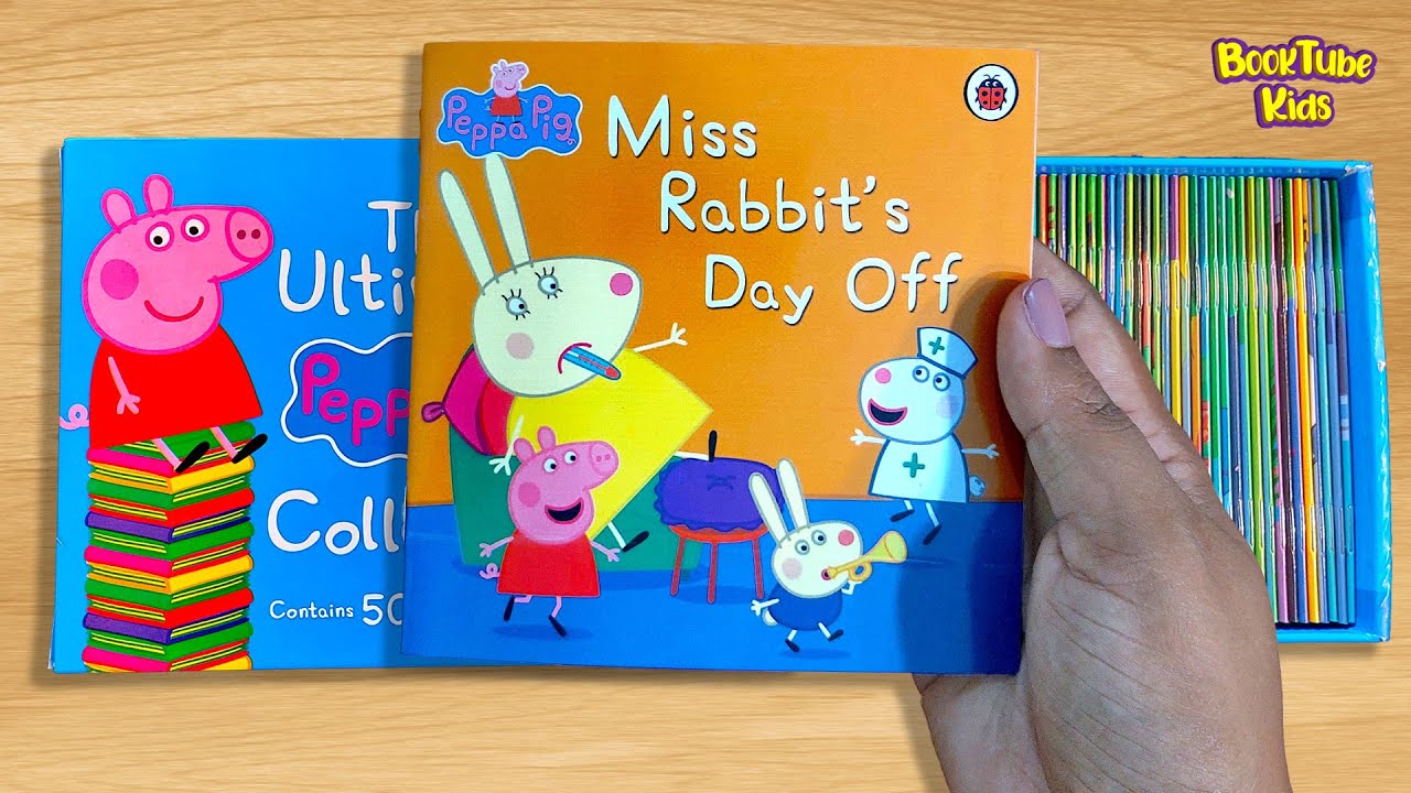 🐷PEPPA PIG : MISS RABBIT'S DAY OFF 10 | Kids Books Read Aloud - YouTube