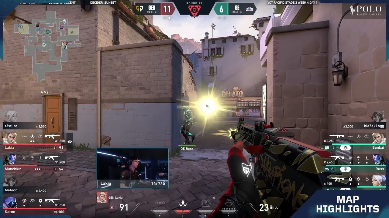 GEN.G vs Global Esports Ascent Map 2 Highlights | VCT Valorant Pacific ...