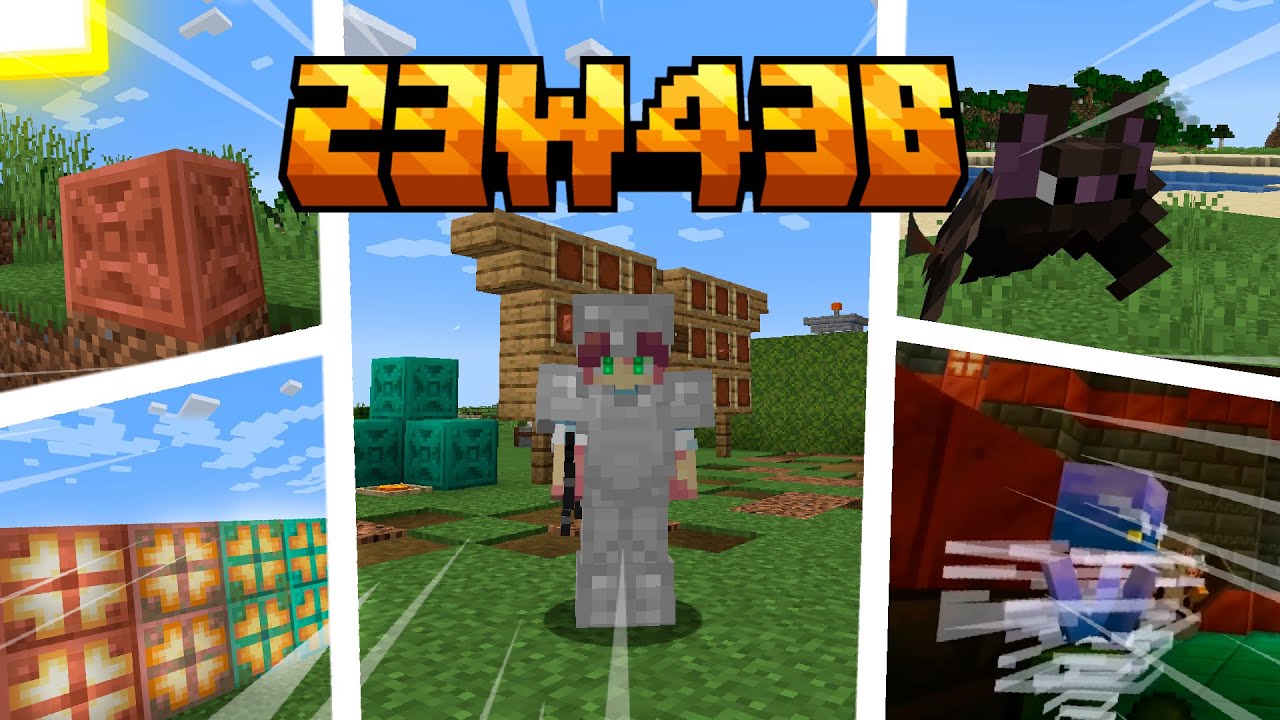 ЛУЧШИЙ СНАПШОТ Майнкрафт 1.21 обновление! 23w43b | Ремодель Моба| Блоки ...
