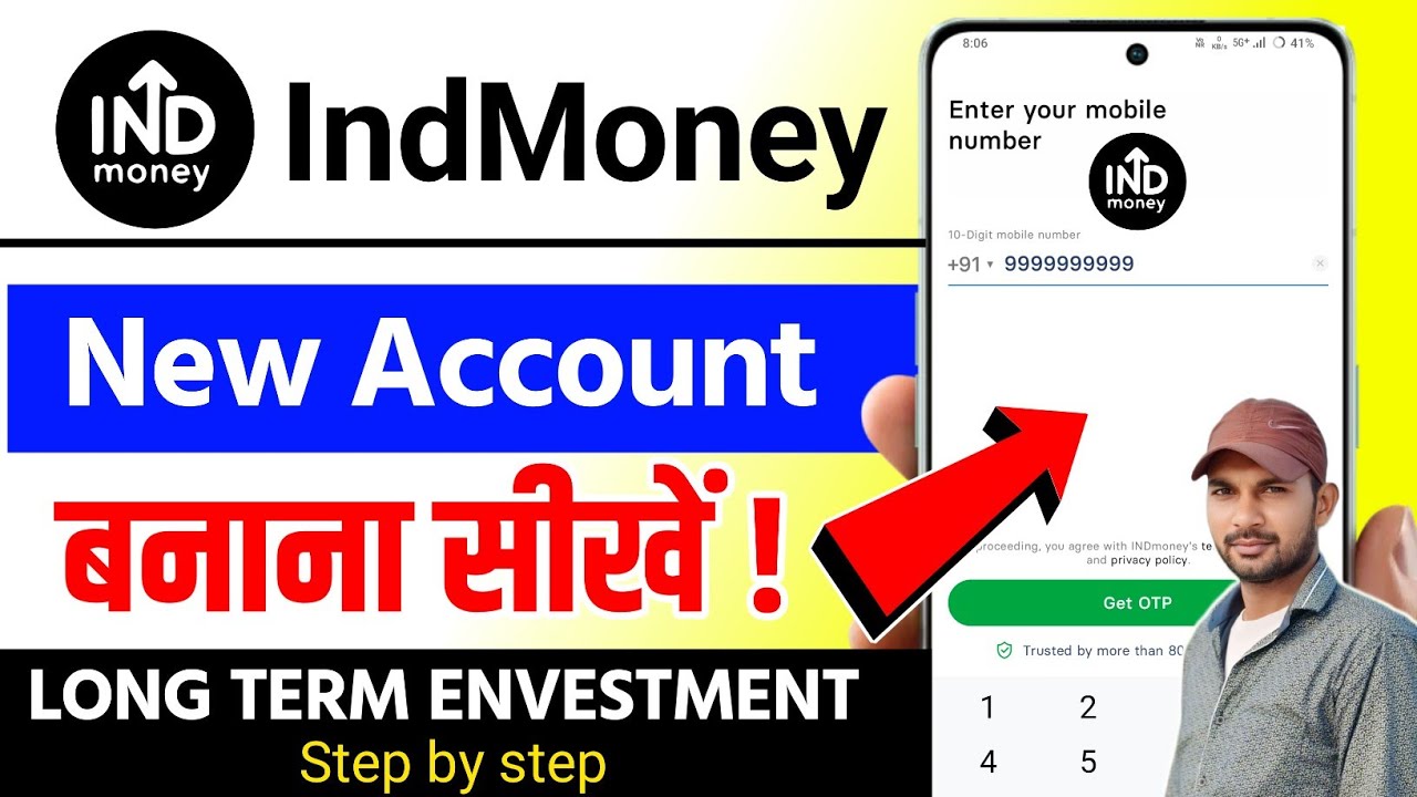 IND Money app ka account kaise banaen, How to open account in INDMoney ...