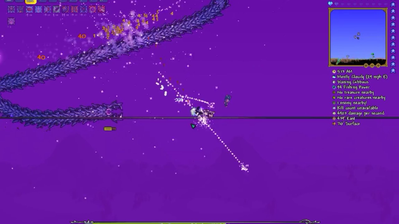 Terraria Calamity Mod - Devourer of Gods - YouTube