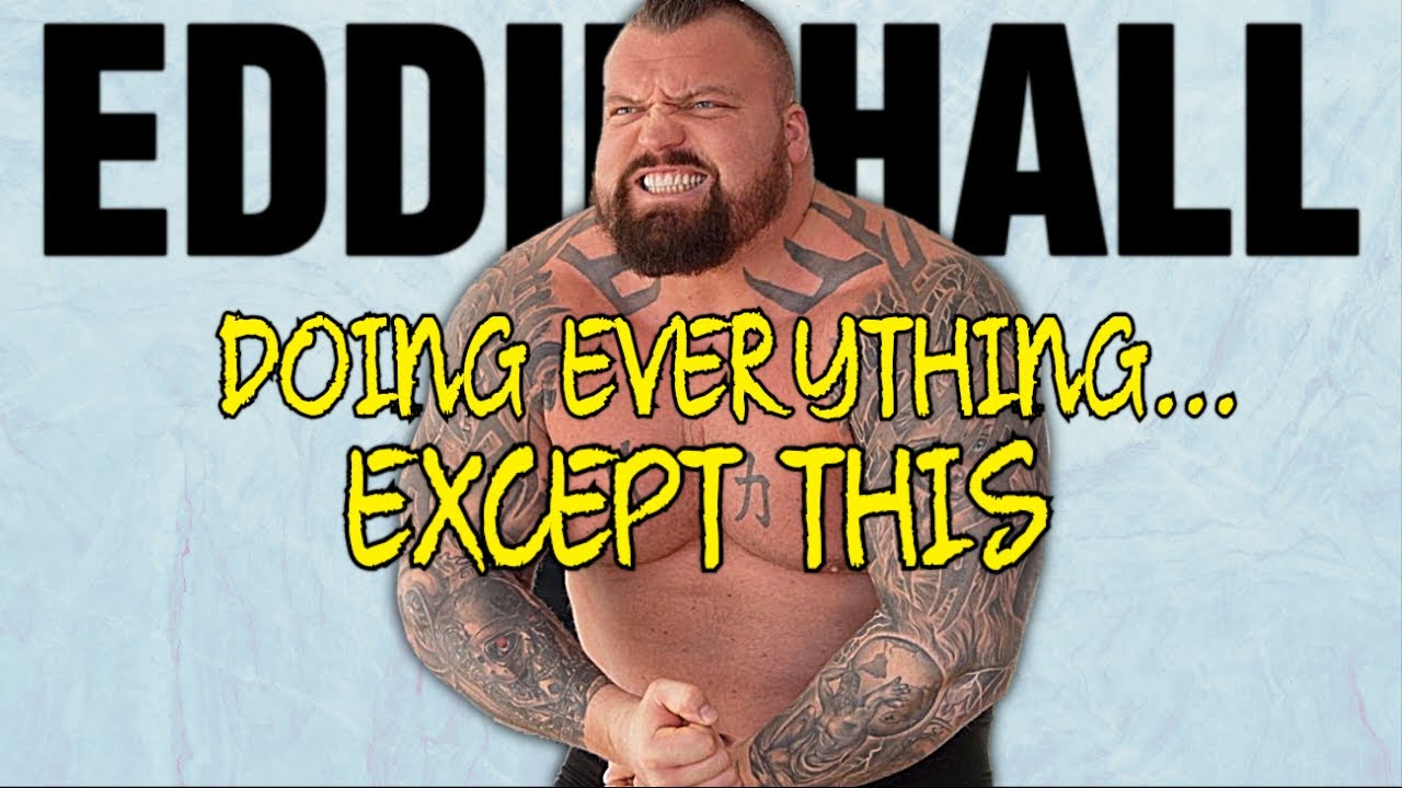 Eddie Hall Is Not "Cut" Out For Bodybuilding - YouTube