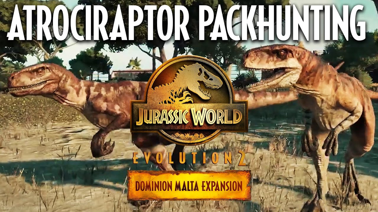 ATROCIRAPTOR PACK HUNTS! Species Field Guide | Jurassic World Evolution ...