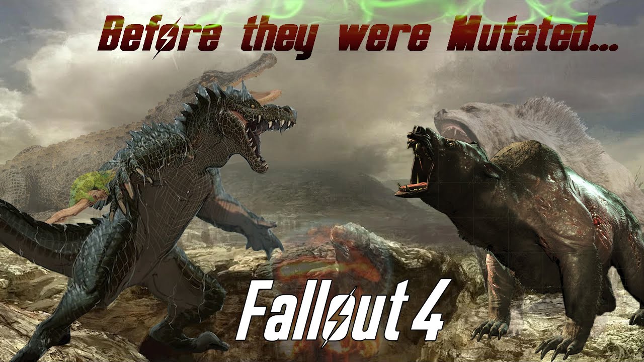 Before they were Mutated... FALLOUT CREATURES - YouTube