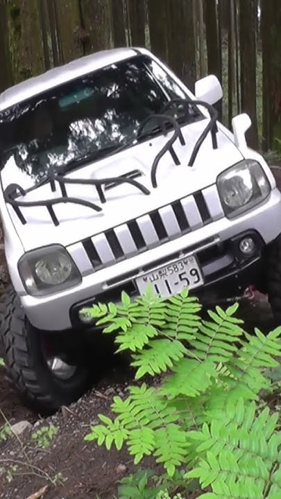 ジムニー お立ち台新ルート2😄 ＃ジムニー,#jb23,＃JB23,＃ja11,＃JA11,＃ja12,＃JA12,＃5リンク,＃電磁ロッカー,＃Eロッカー,＃JB64,＃jb64、#ジムニー ...