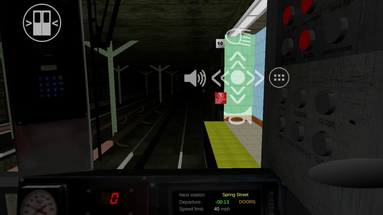 Subway Simulator New York - Front View from Brooklyn Bridge to 14th St ...