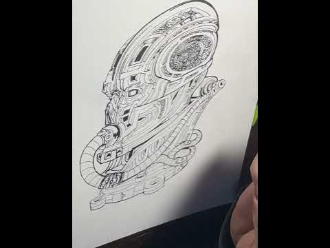 Robot head drawing - YouTube