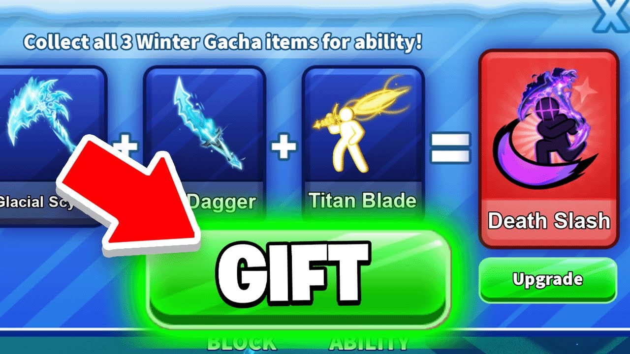 I Gifted A Noob "DEATH SLASH" and "TITAN BLADE" I GOT SCAMMED💔 in ...