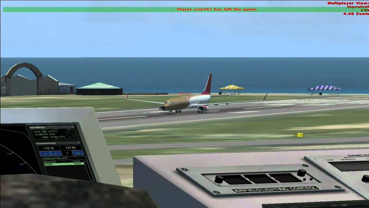 FSX-Flight Simulator 10: Random Multiplayer "Pro" ATC Session ...