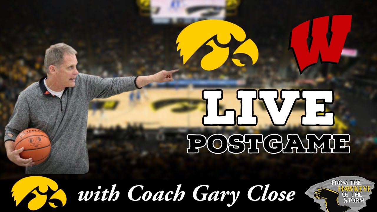 IOWA - WISCONSIN POSTGAME with Coach Gary Close / Iowa Hawkeyes ...