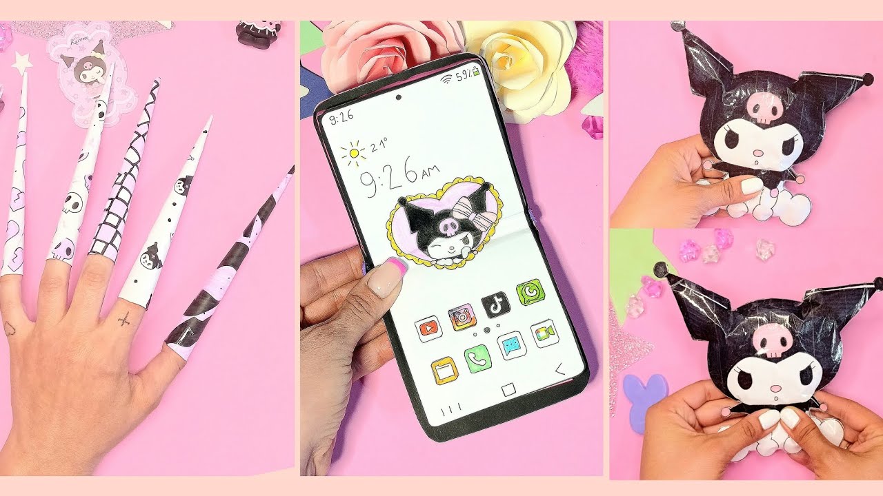 DIY Easy Paper Crafts / Paper craft ideas / DIY Sanrio / Paper DIY ...