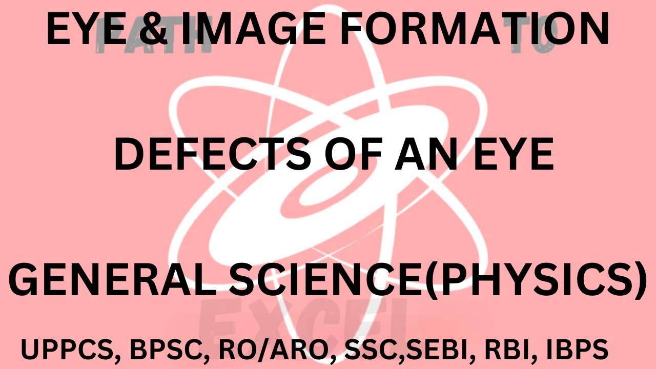 Eye & Image Formation | Eye Defects for SSC, UPPCS, BPSC & State Exams ...