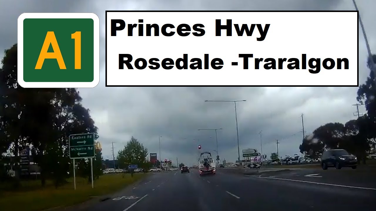 A1 Princes Hwy drive from Sydney to Melbourne 016 Rosedale - Traralgon ...