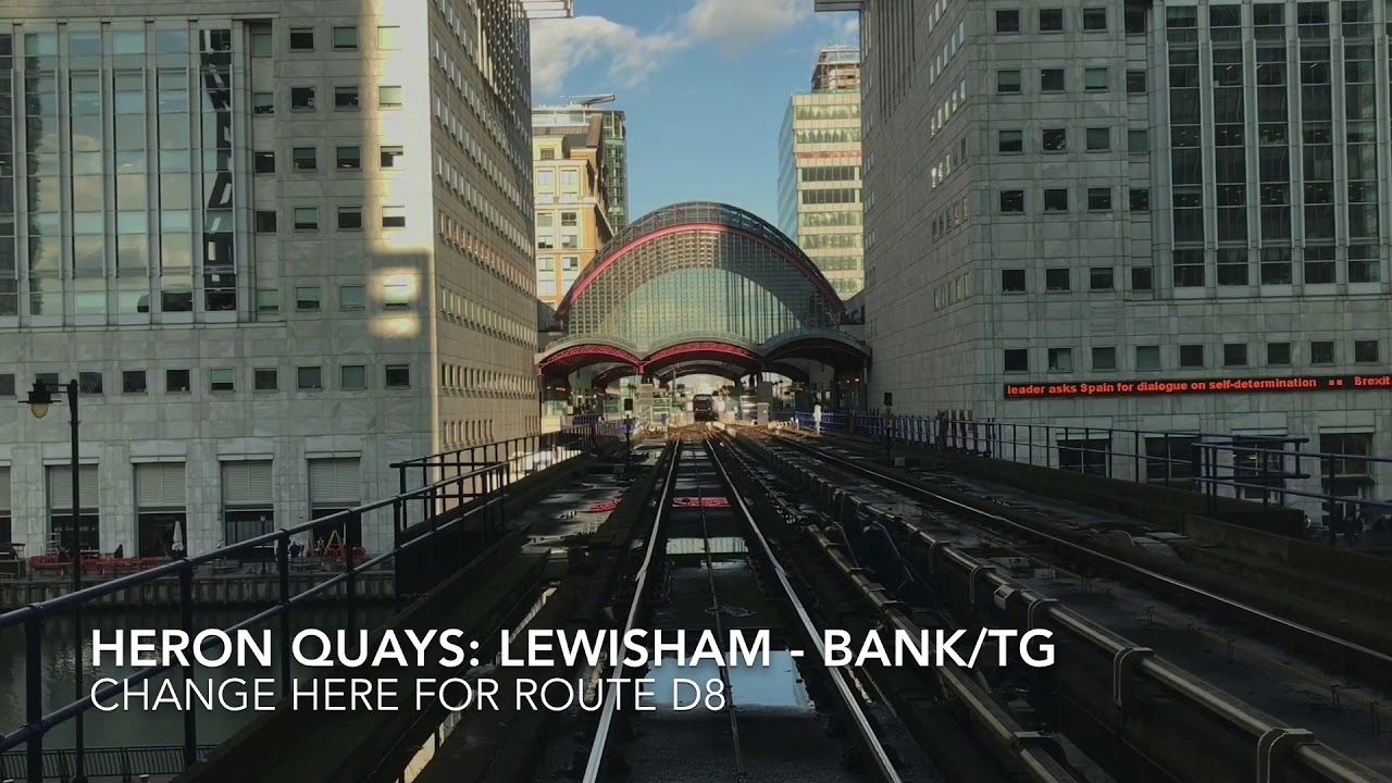 *FRV* Docklands Light Railway: Lewisham - Bank - YouTube