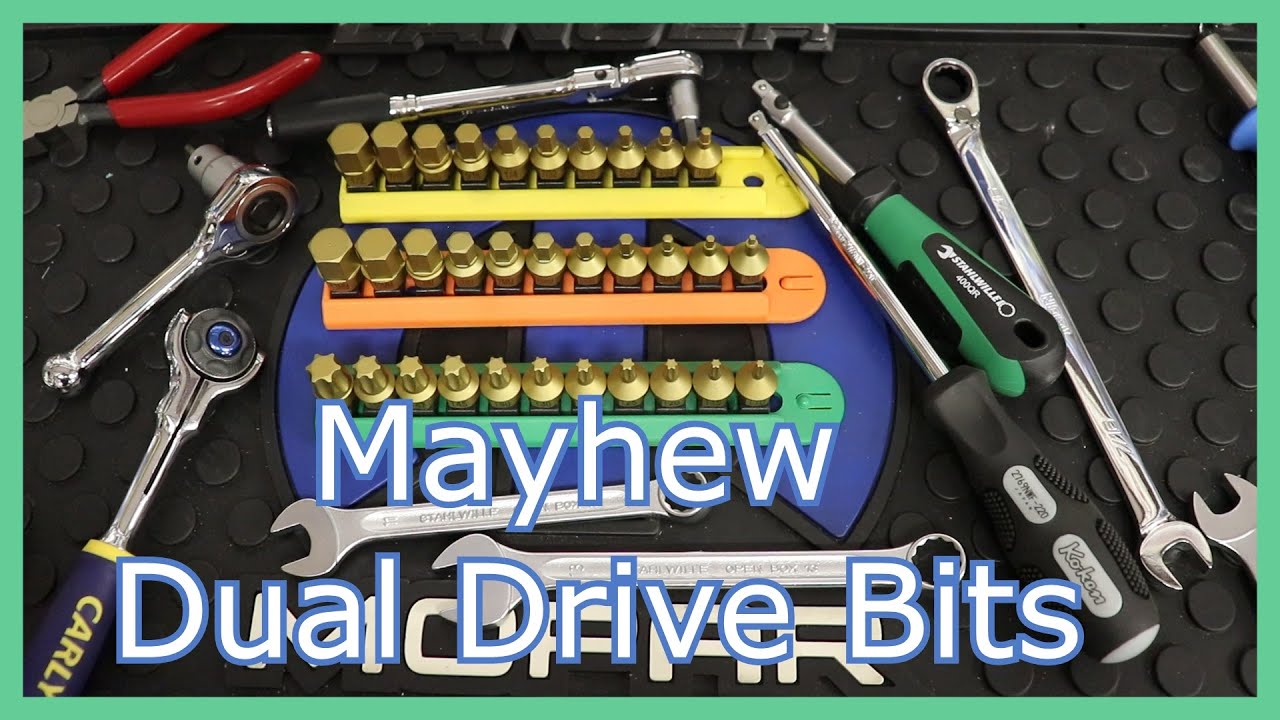 Mayhew Dual Drive Bit Sets (Hex and Torx) - YouTube