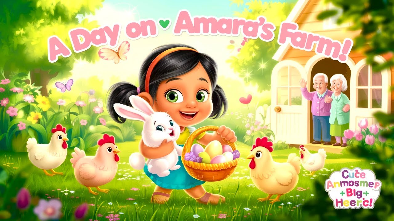 💕🎀🐰🐓 “Amara and the Animal Friends”+ Kids Nursery Story | Kids bedtime ...