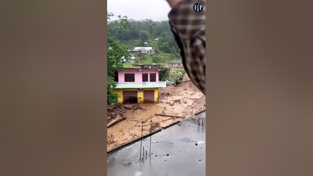 Monsoon fury in India's Himachal Pradesh, cars, bridges washed away in flash floods - YouTube