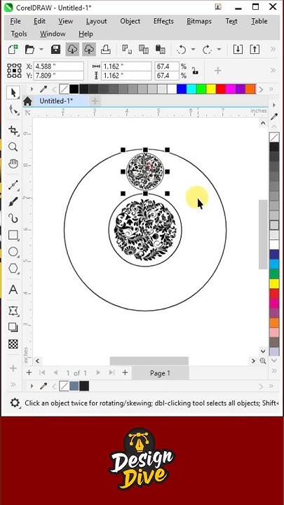 Corel Draw Tips | Use Object Fit to Path #designdive #coreldrawtutorial #coreldrawtips #graphics ...