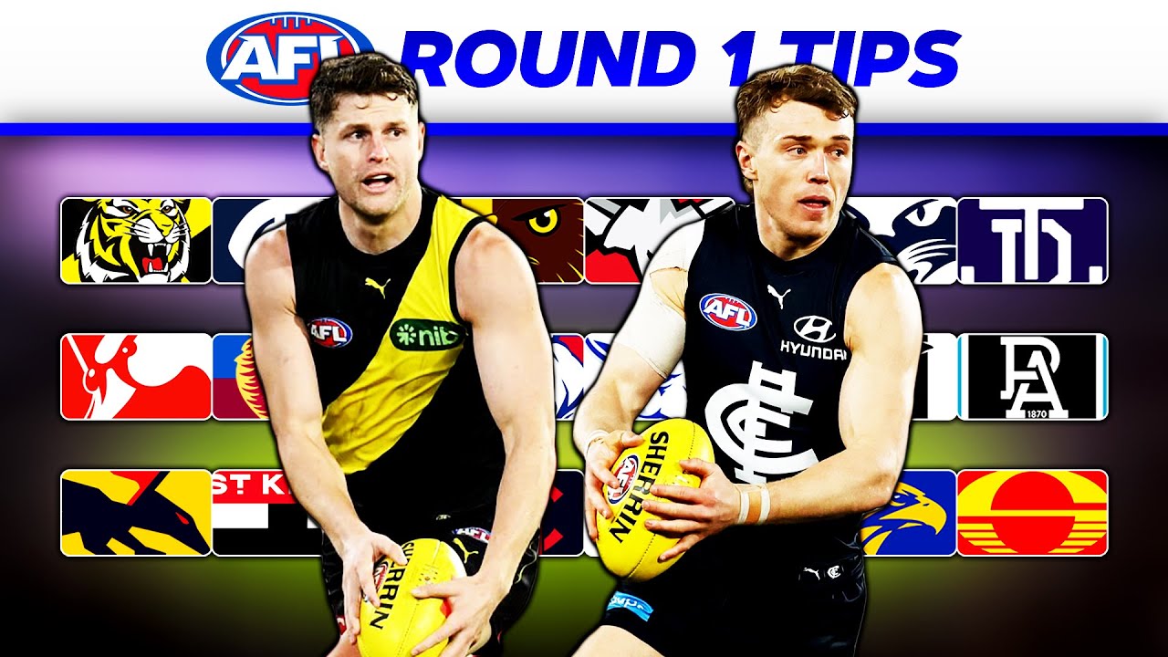 AFL ROUND 1 TIPS! | 2025 - YouTube