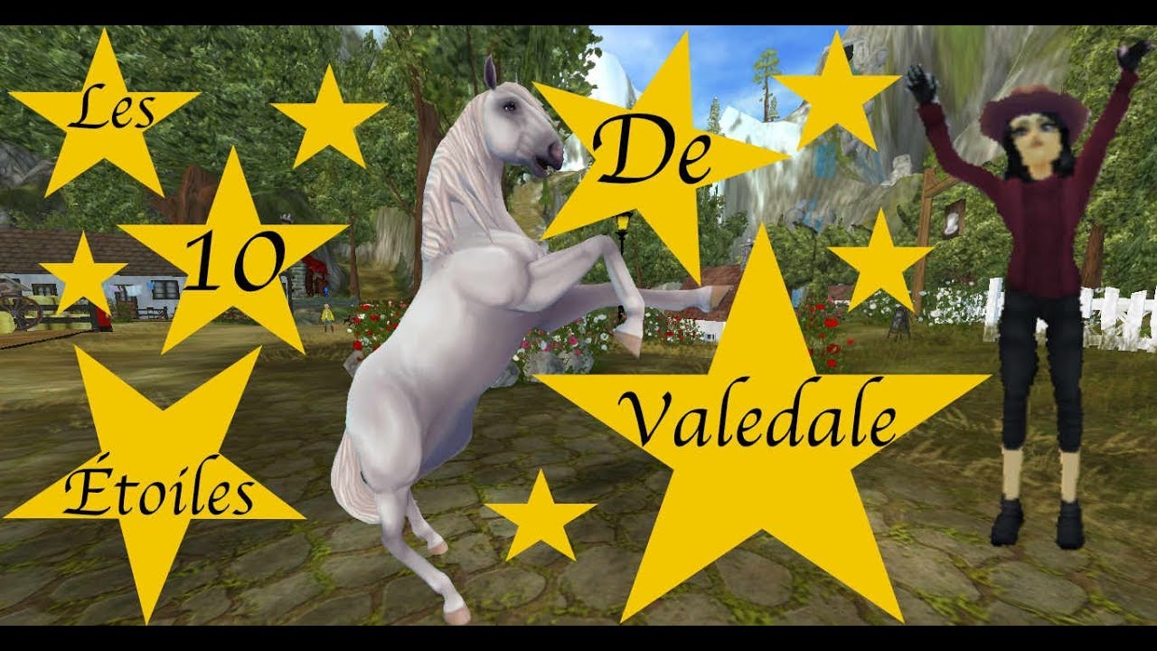 Les 10 étoiles de Valedale (star stable) - YouTube