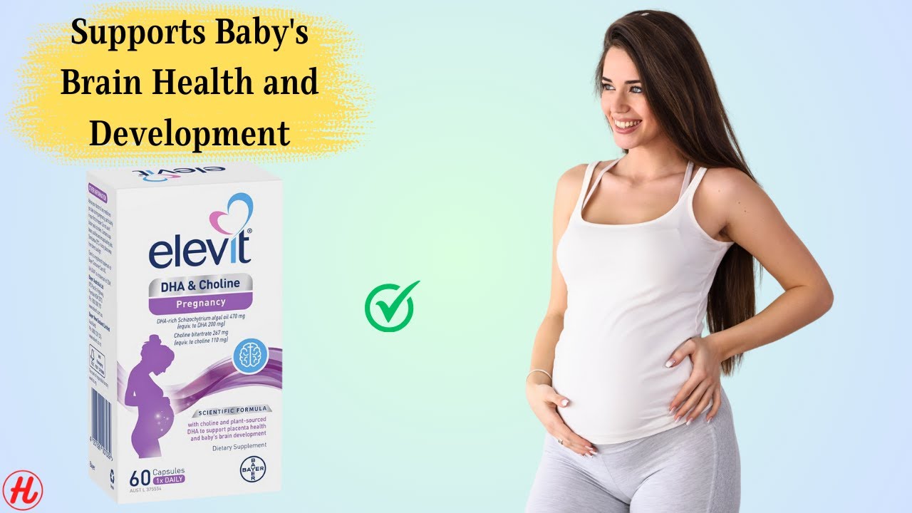Elevit DHA + Choline Pregnancy Capsules - Support placenta Health ...