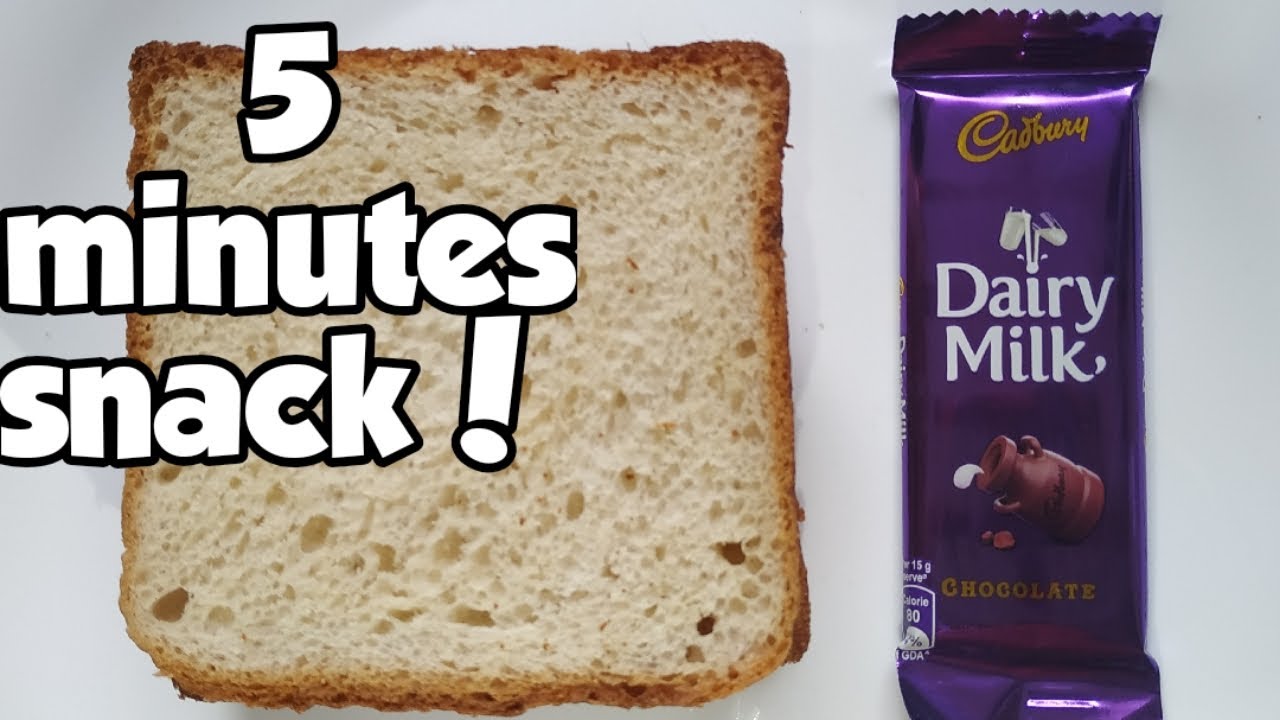2 Ingredients Bread and Chocolate Snack | Evening Snacks Easy & Fast ...