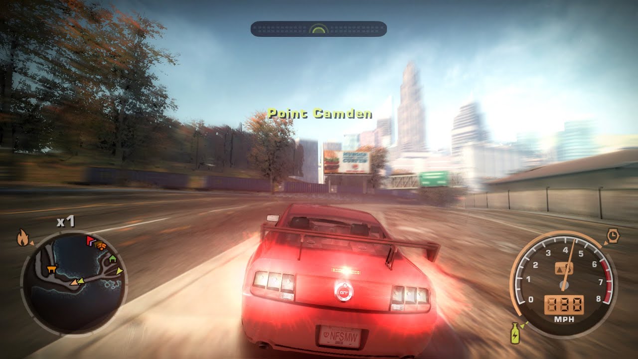 NFS Most Wanted PORSCHE AND MUSTANG GTR - YouTube