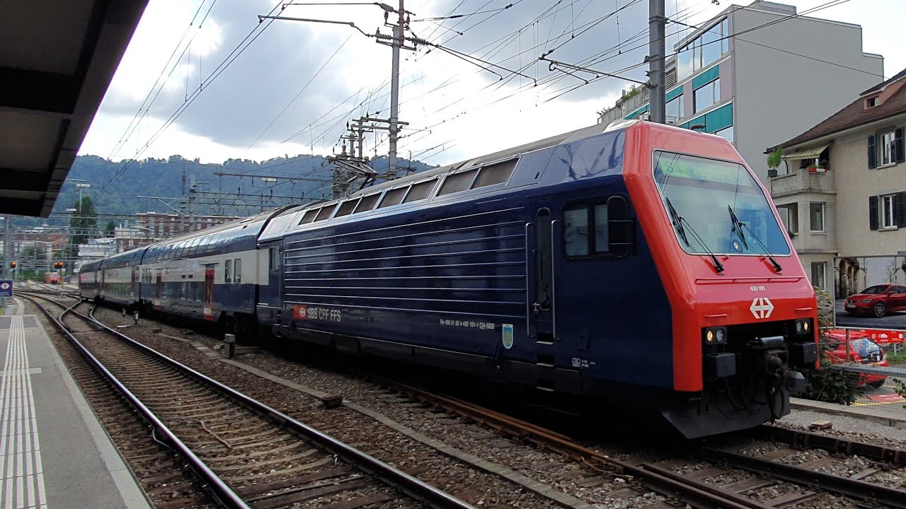 SBB DPZ durchfahrt in Zürich Giesshübel - YouTube