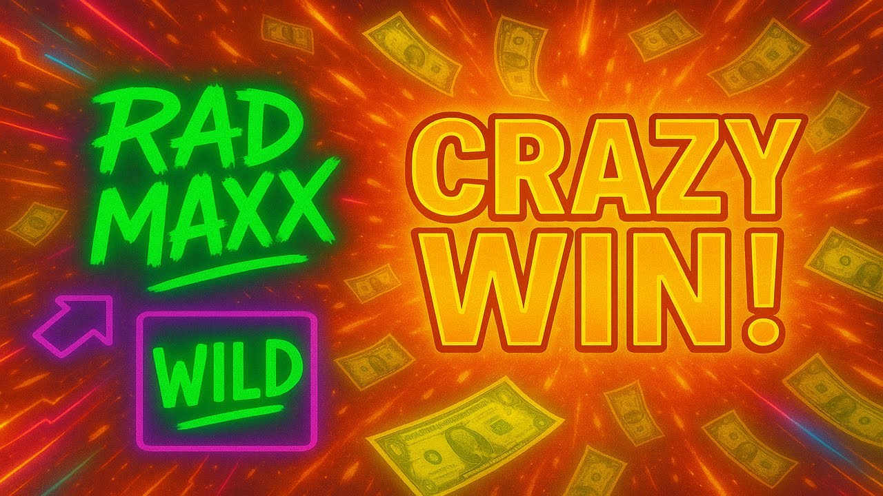 NEW RAD MAXX SLOT PAID CRAZY!! - YouTube