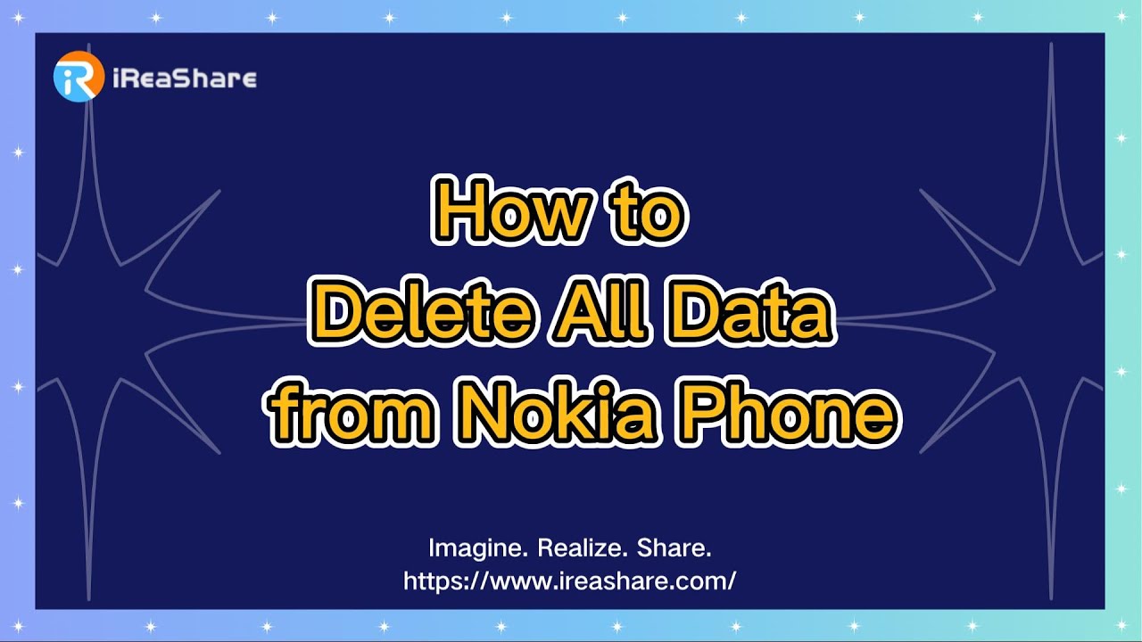 How to Delete All Data from Nokia Phone (For Android OS) - YouTube