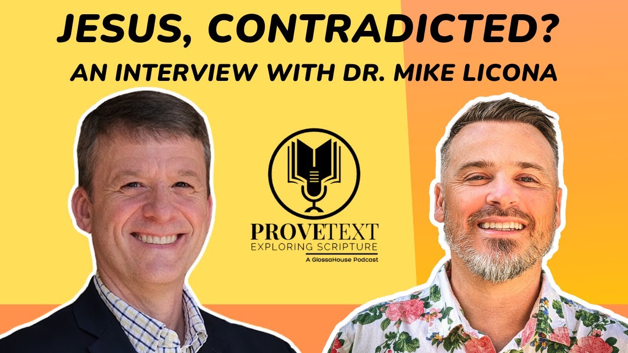 1180. Jesus, Contradicted? An Interview with Dr. Mike Licona - YouTube