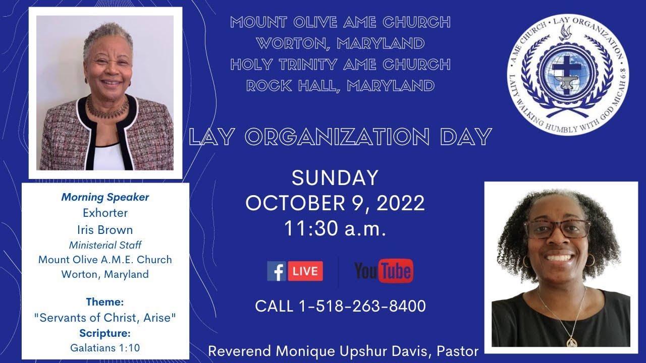 Annual Lay Organization Day - YouTube