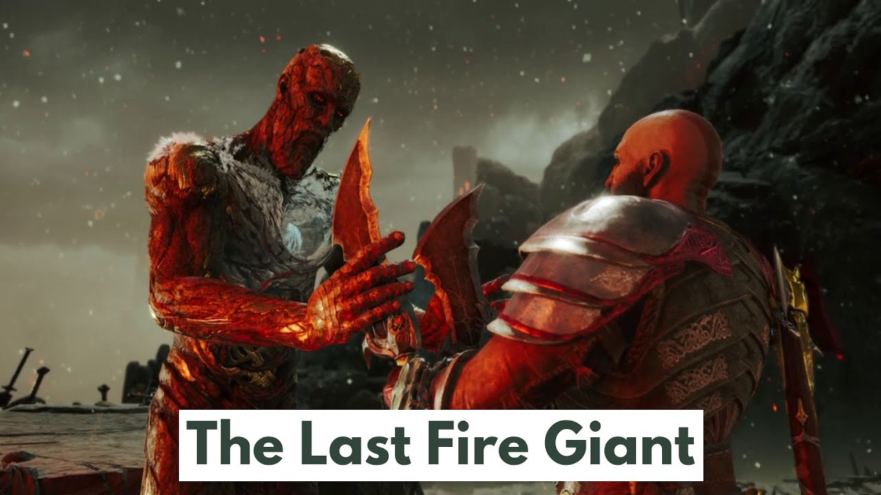 God Of War: Ragnarok Surtur The Last Fire Giant - YouTube