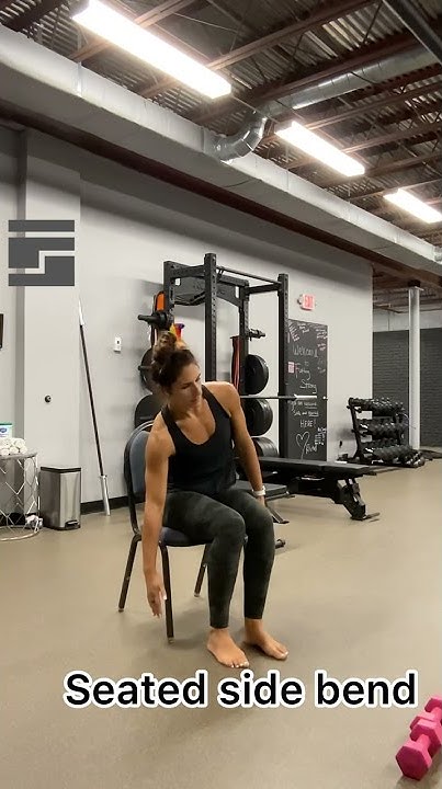 Seated side bend - YouTube