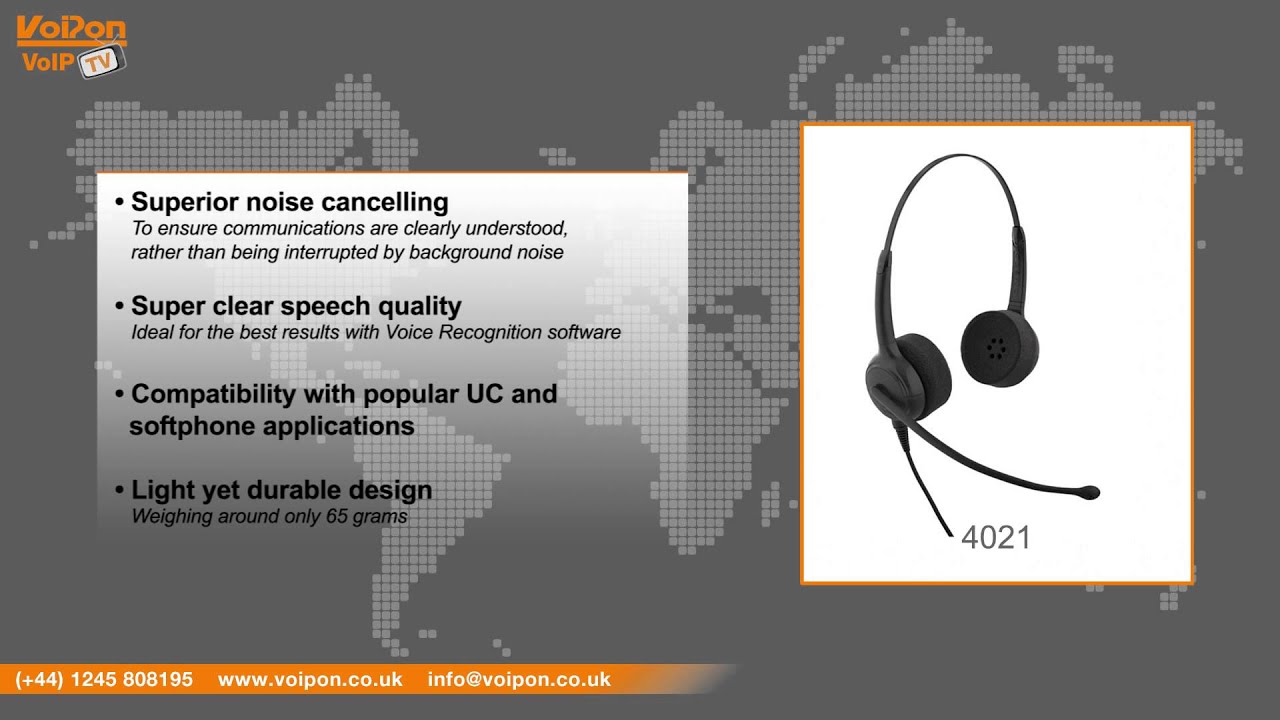 VXi CC Pro 4021 Headset Video Review / Unboxing - YouTube