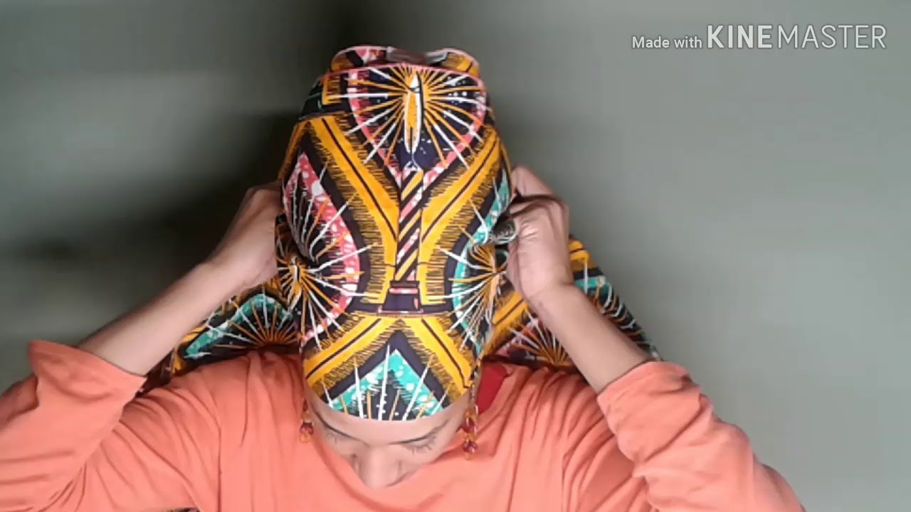 Head wrap tutorial. Easy Headwrap style - YouTube