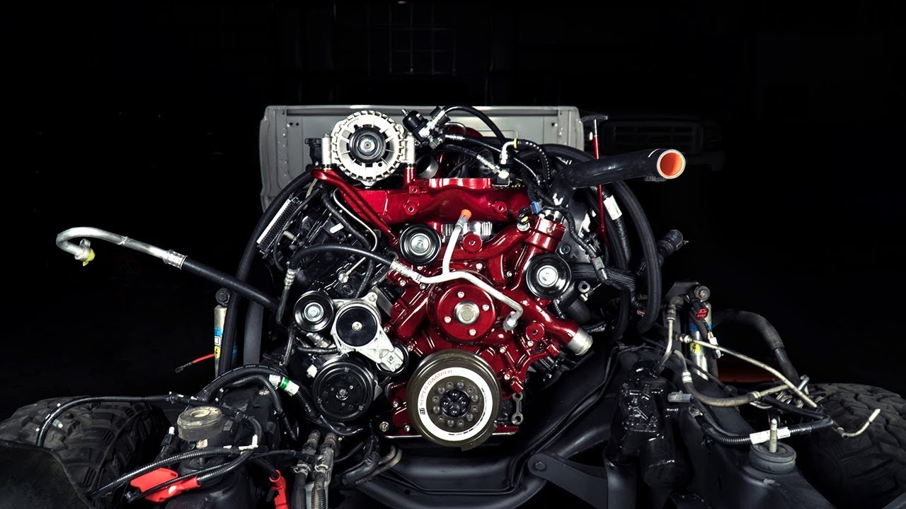 Clean 6.0L PowerStroke Build! - Candy Cane - YouTube