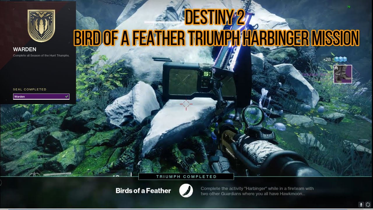 DESTINY 2 - BIRD OF A FEATHER TRIUMPH HARBINGER MISSION - WARDEN SEAL ...