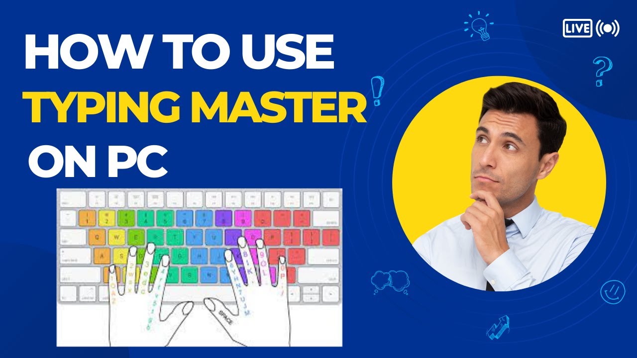 How to use typing master on PC - YouTube