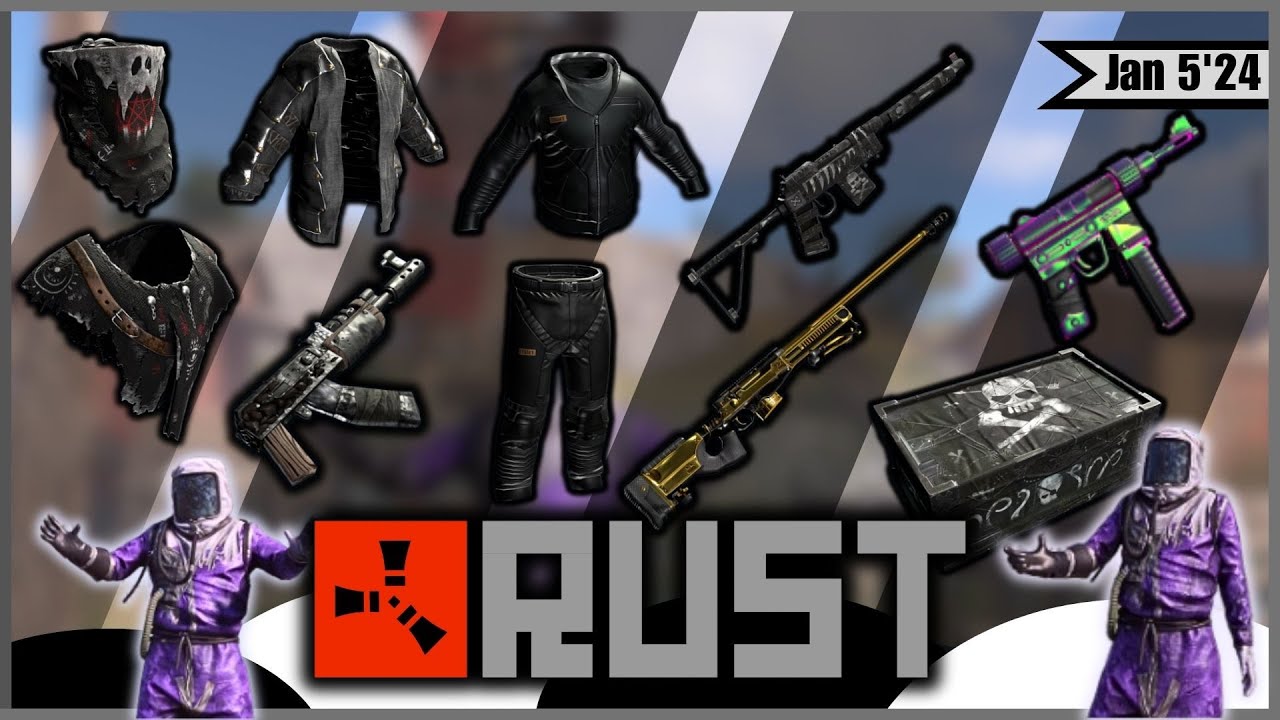Rust New Skins/Chameleon SMG/Legacy Kevlar Hoodie/BLACK GOLD L96 ...