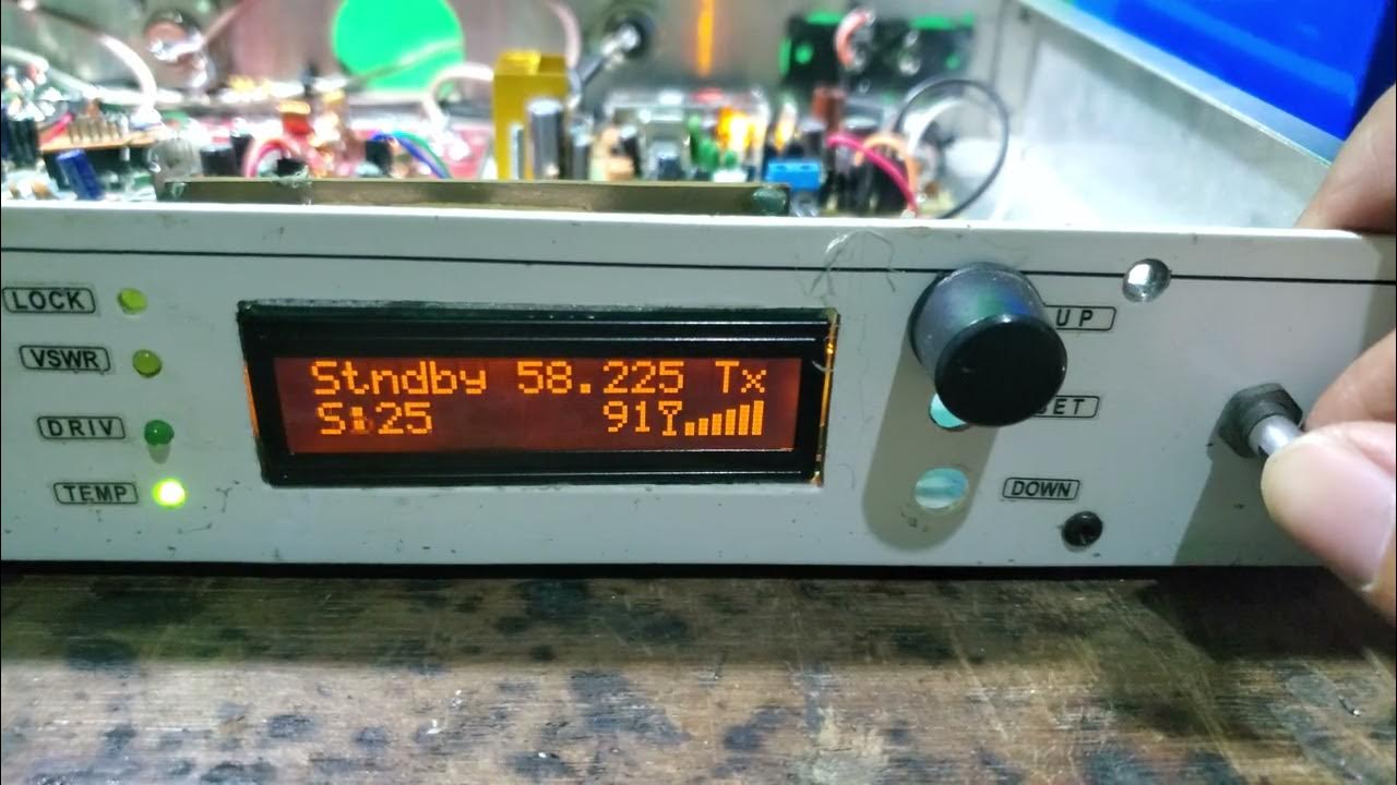 TRANSCEIVER FM DUAL PLL + AUDIO PROCESSOR TDA8425 - YouTube