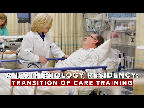 Penn Medicine Anesthesiology Residency Transition of Care Training ...